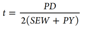 Pipe Thickness Calculation for Internal Pressure - Make Piping Easy